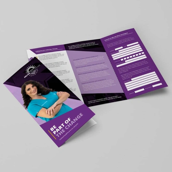 Perforated Folded Leaflet Printing Brighton | Dipol Print
